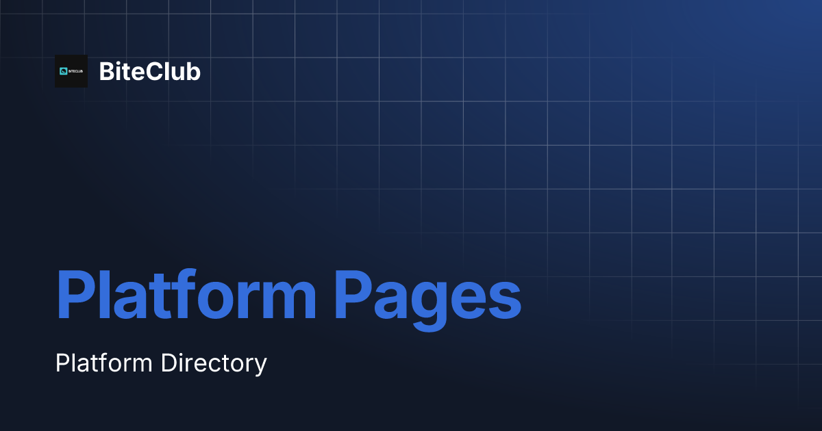 Platform Pages | BiteClub